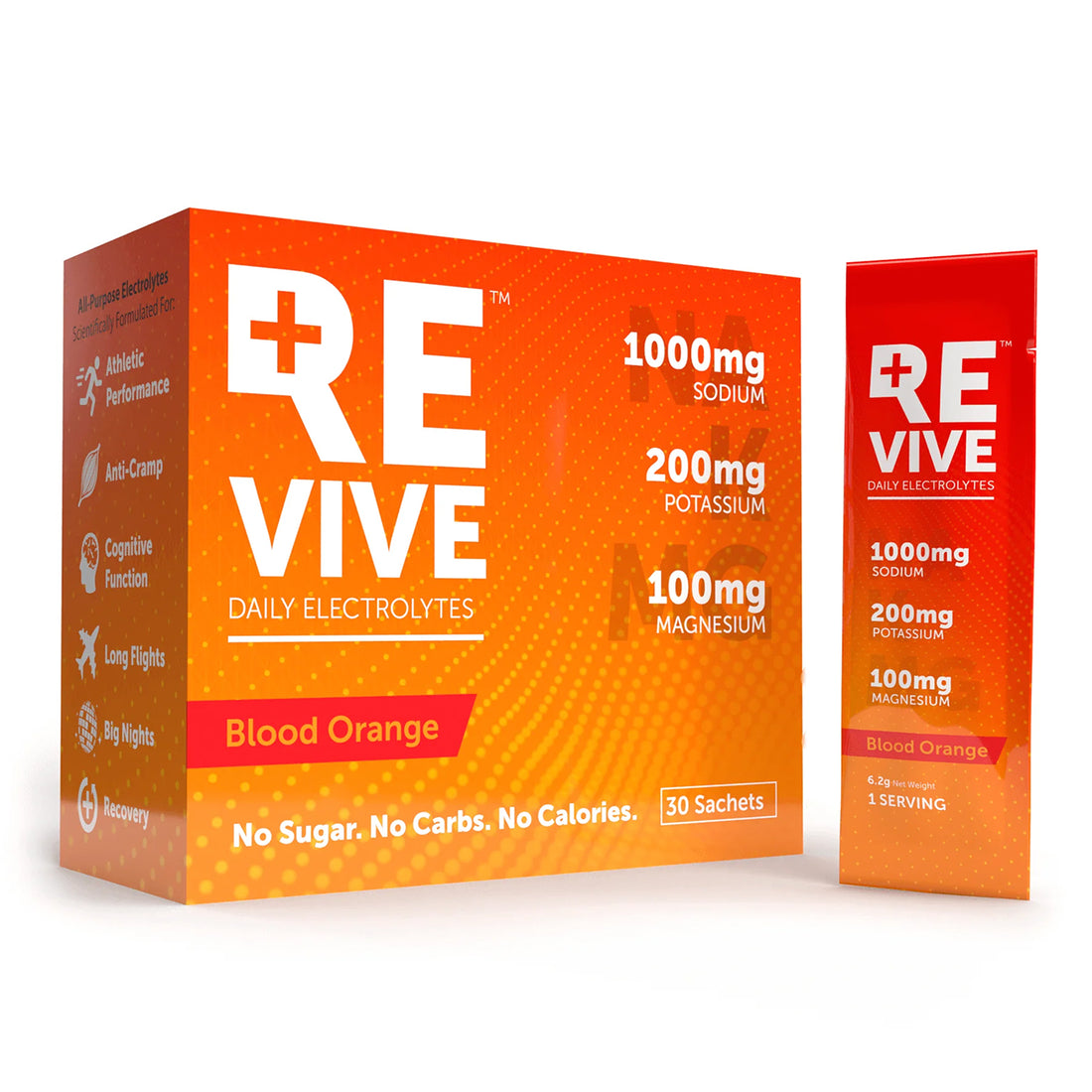 REVIVE Daily Electrolytes Blood Orange - 30 Sachets – Padel Grail