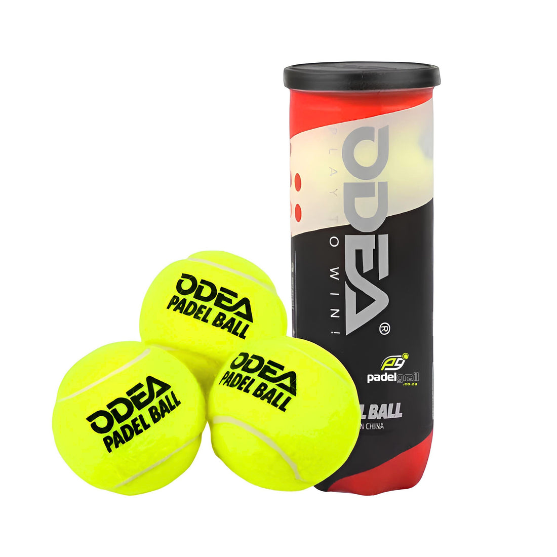 ODEA Premium Padel Balls - Tube of 3 Balls – Padel Grail