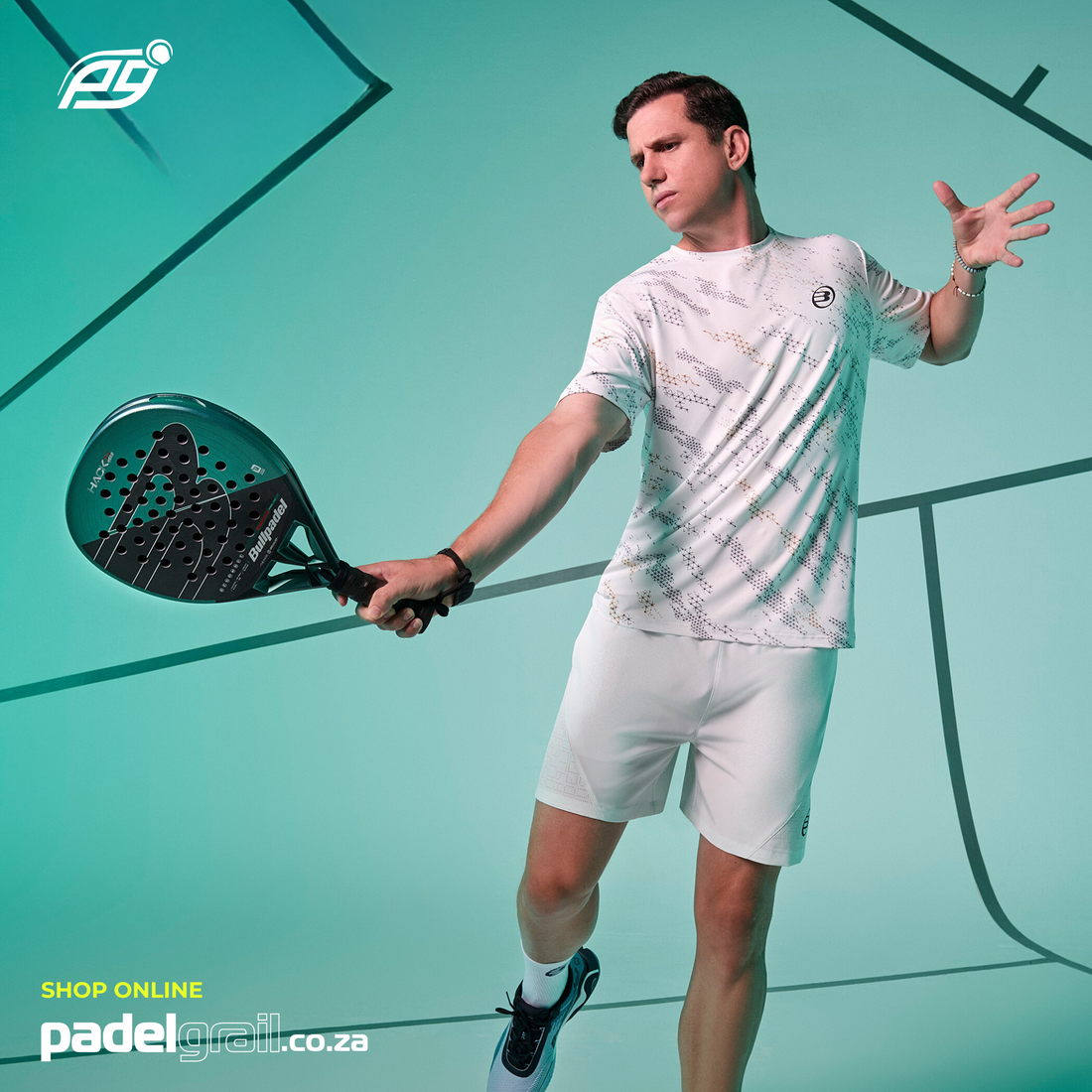 Bullpadel Hack 04 Hybrid 2025 - 18k Tri-Carbon Fibre Padel Racket ...